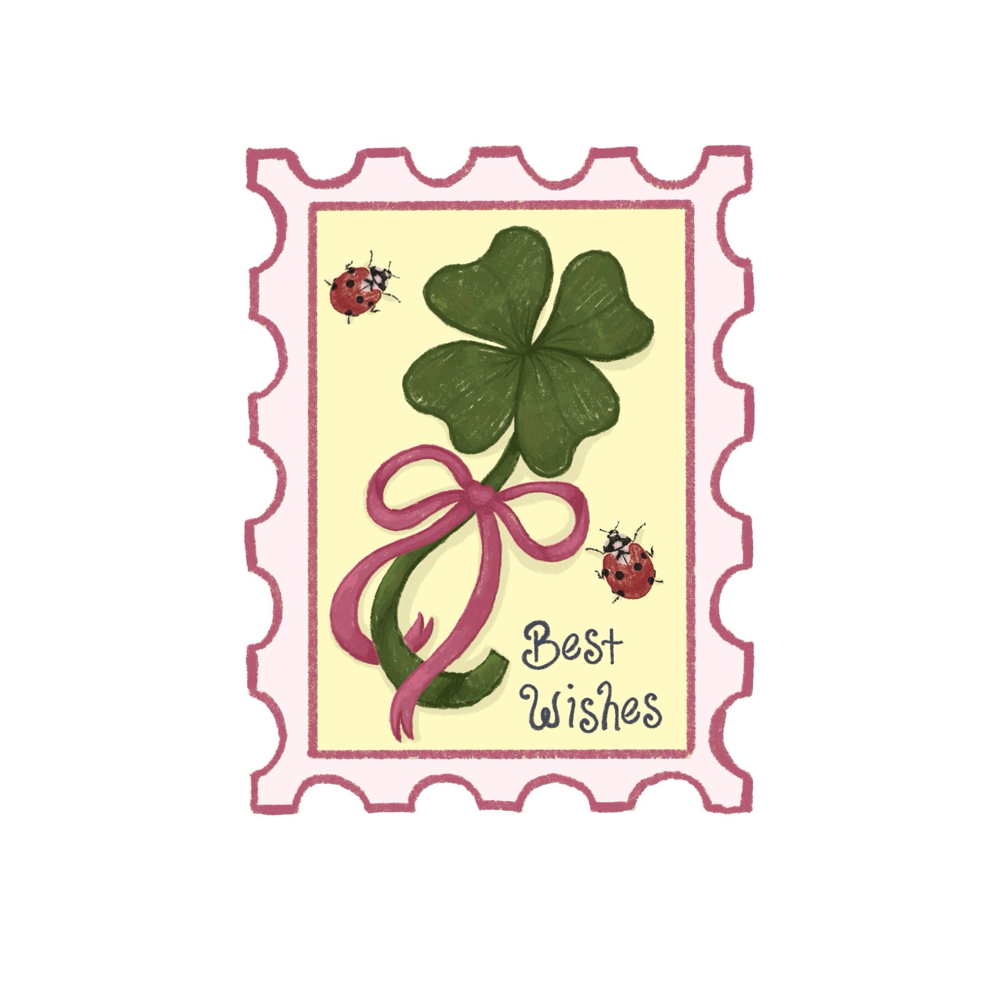 Best Wishes Sticker – Drinking Paint Art